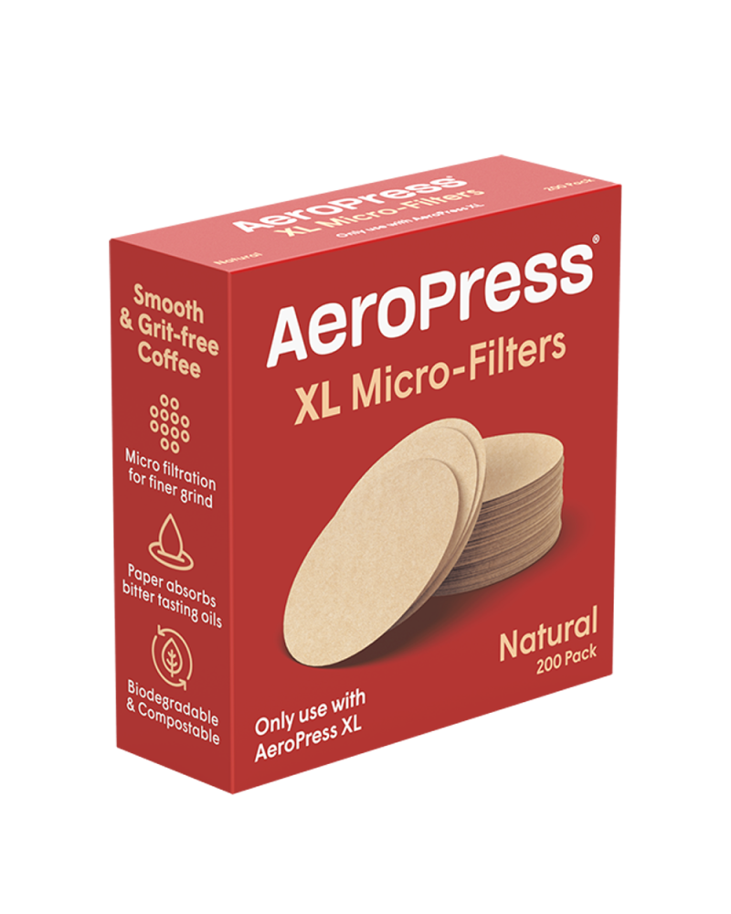 Aeropress XL Natural Micro Filters 200 Pcs | Complementosdelcafé.com