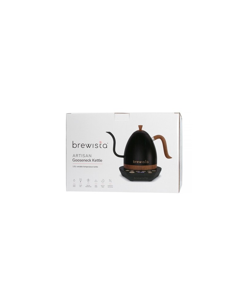 Brewista Artisan Black Wood Electric Kettle| Complementosdelcafe.com
