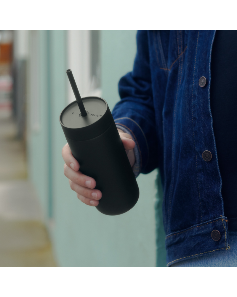 -Fellow Carter Cold Negro Mate 16oz | Complementosdelcafe.com