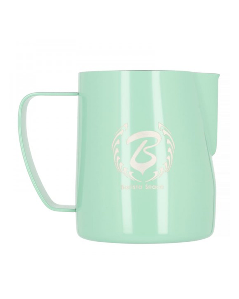 Barista Space Milk Pitcher 600ml Teflon Green