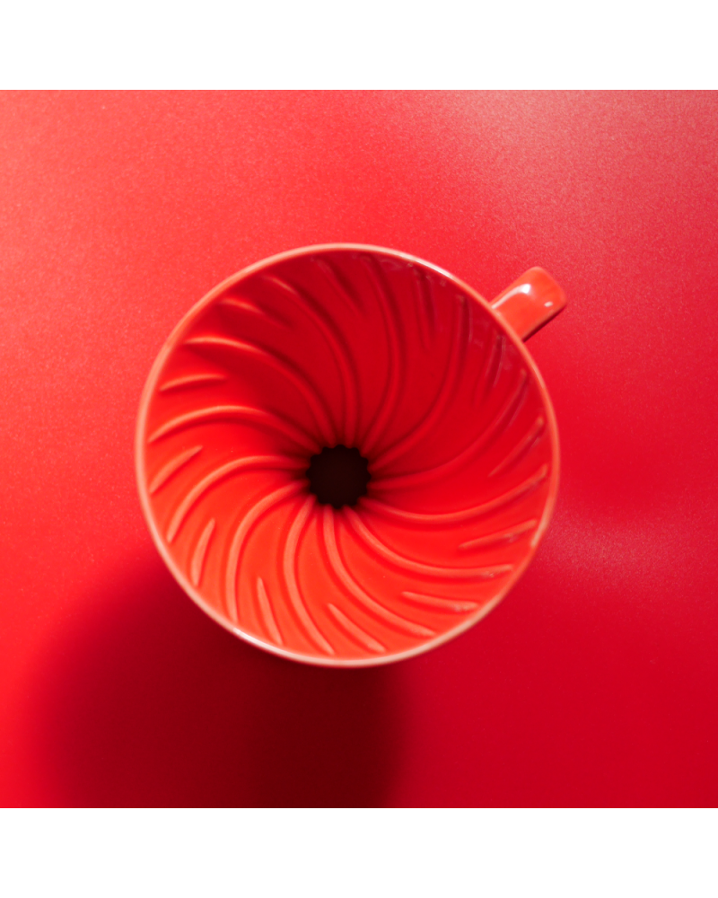 Hario V60 Ceramic Dripper 02 Red|Complementosdelcafe.com