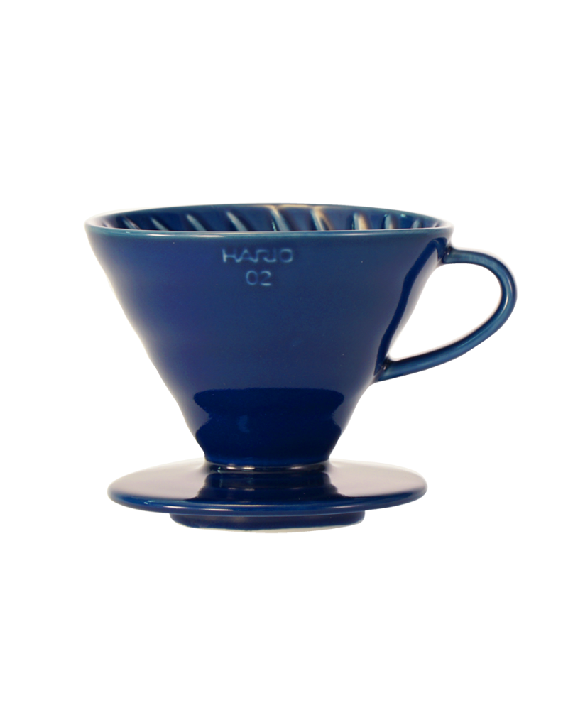 Hario V60 Ceramic Dripper 02 Indigo Blue| Complementosdelcafe.com