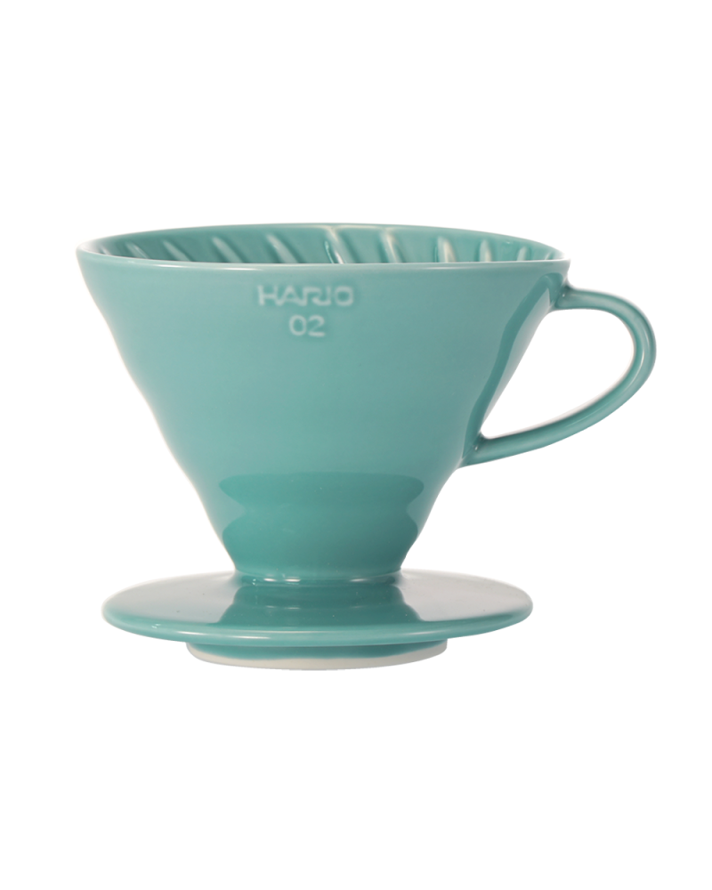 Hario V60 Ceramic Dripper 02 Turquoise | Complementosdelcafe.com
