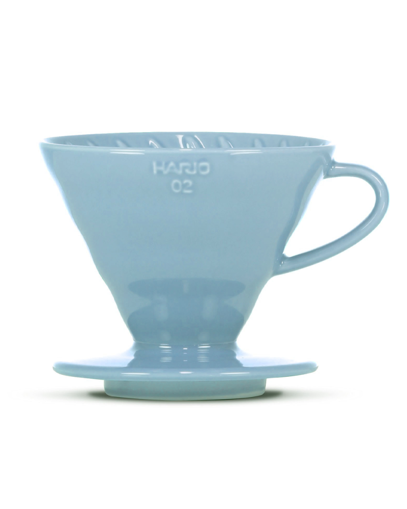 Hario V60 Ceramic Dripper 02 Light Blue| Complementosdelcafe.com