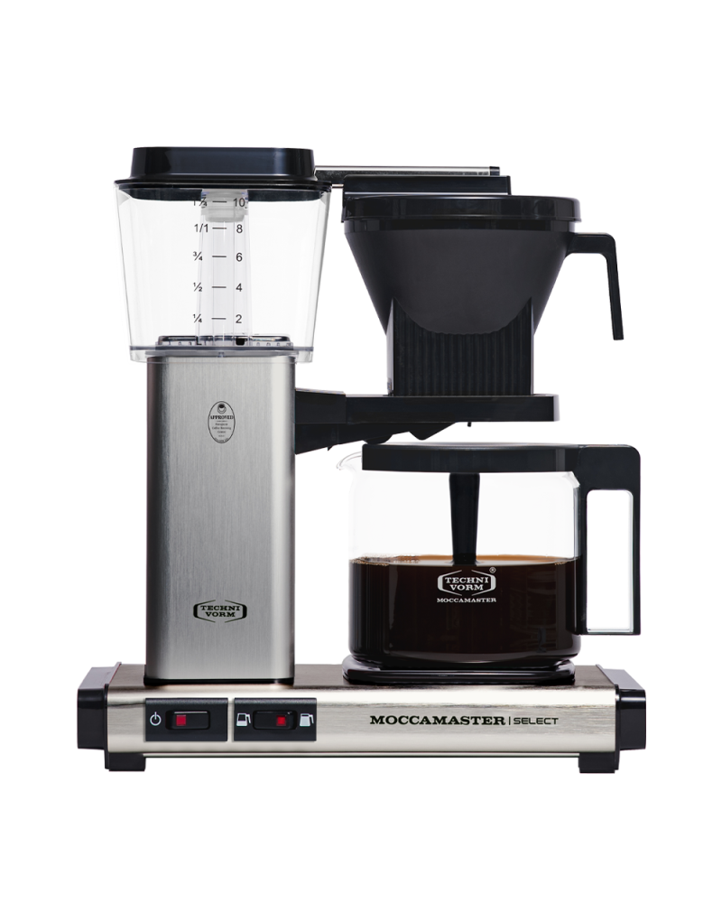 Moccamaster KGB Select Brushed Silver Steel| Complementosdelcafe.com