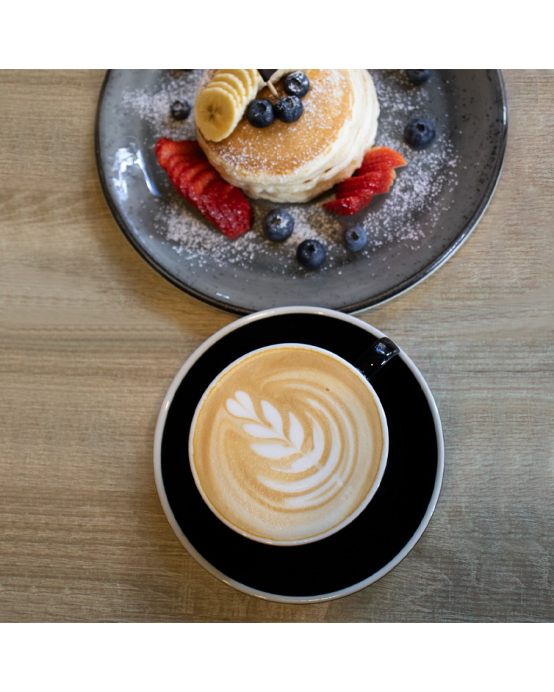 Epic Cup & Saucer Flat White 150ml Black| Epic Cups Official Store ...