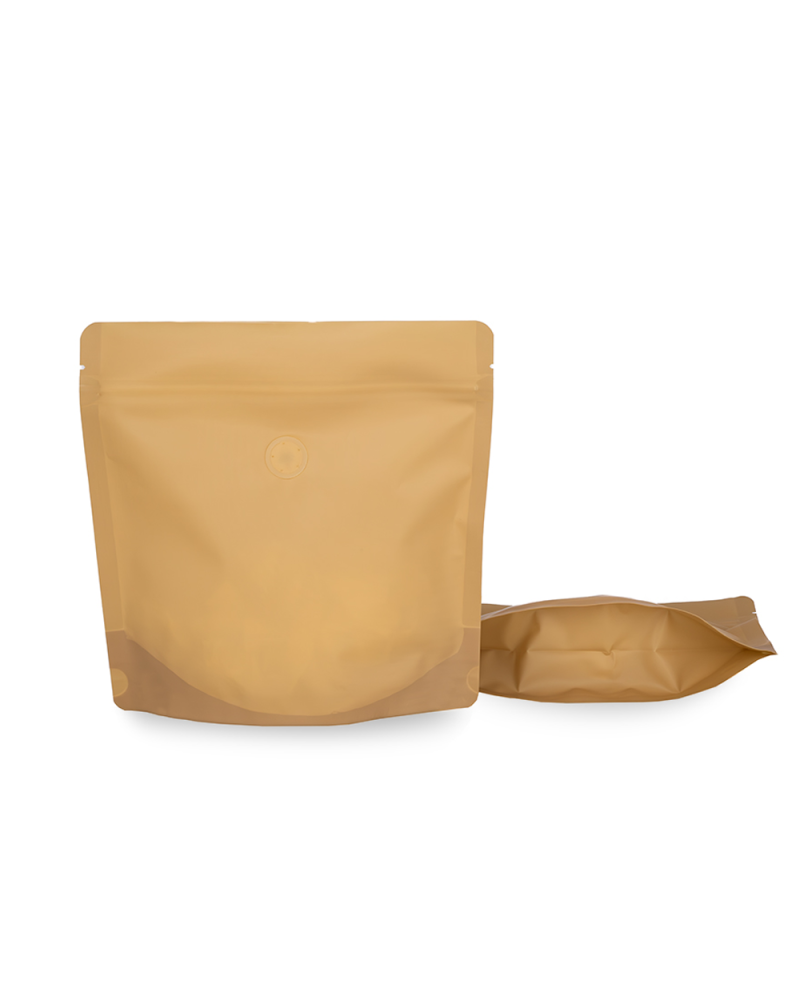 Coffee Bag Recyclable K Stand Up 250G Kraft | Complementosdelcafe.com