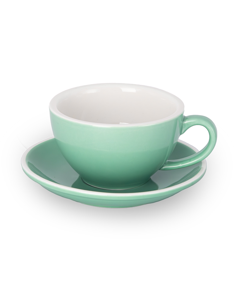Epic Cup & Saucer Latte 180ml Green| Epic Cups Official Distributor Europe
