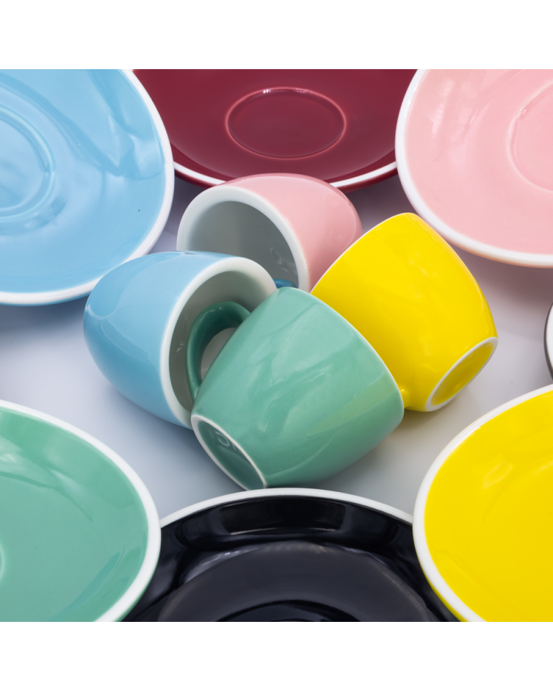 Epic Cup & Saucer Cappuccino 230ml Yellow| Official Epic Cups Spain ...