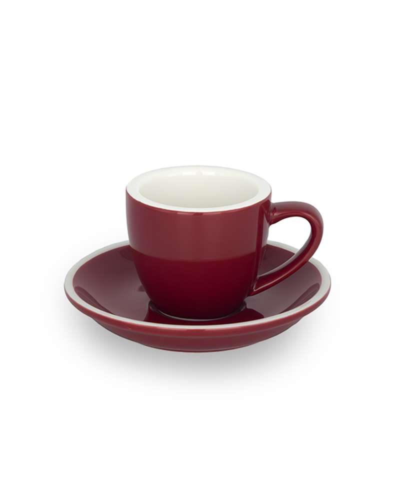 Epic Cup & Saucer Espresso 70ml Red | Epic Cups Europe