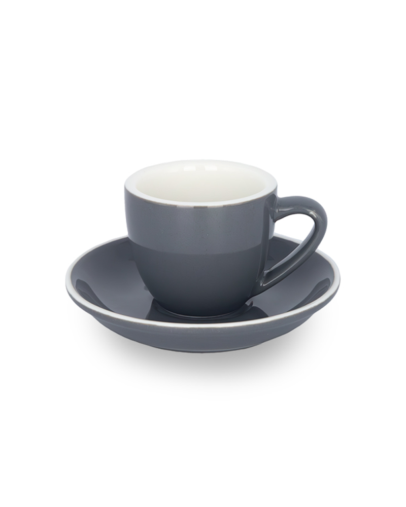 Epic Cup & Saucer Espresso 70ml Grey| Official Epic Cups Spain & Portugal