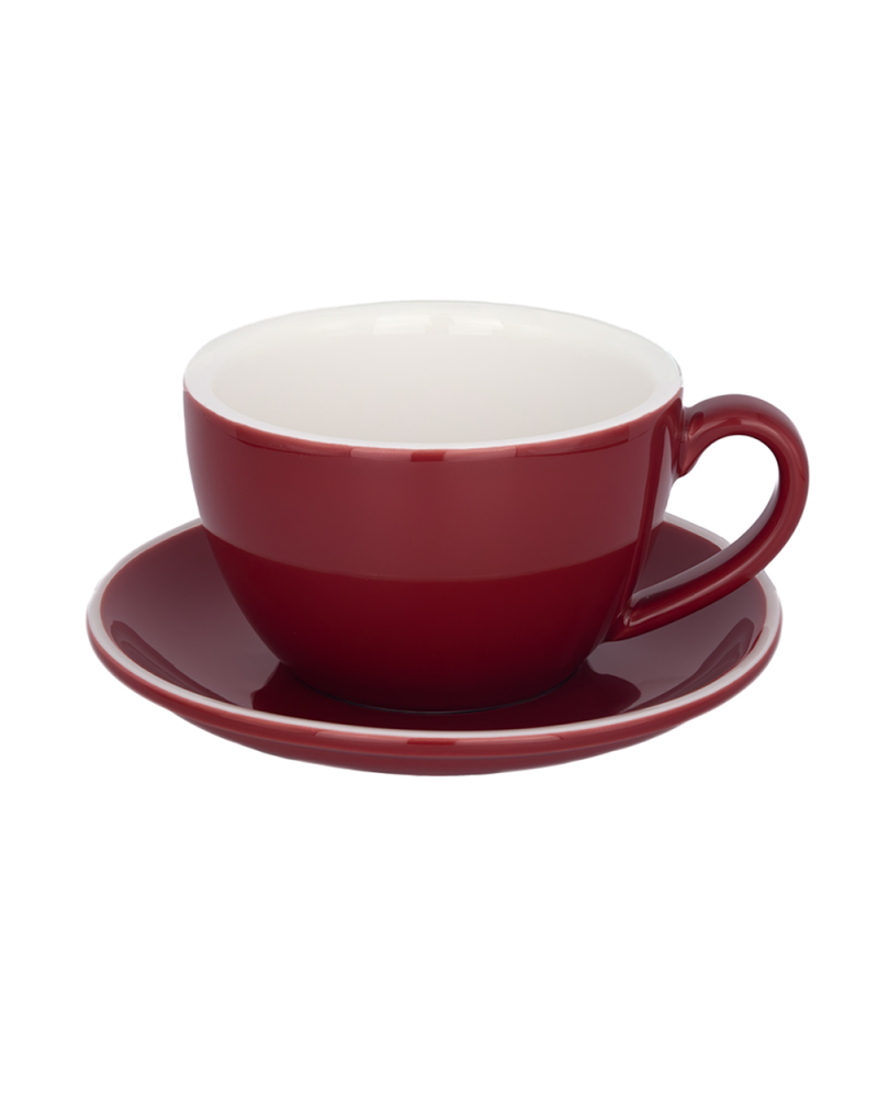 Epic Cup & Saucer Cappuccino 230ml Red| Official Epic Cups Spain & Portugal