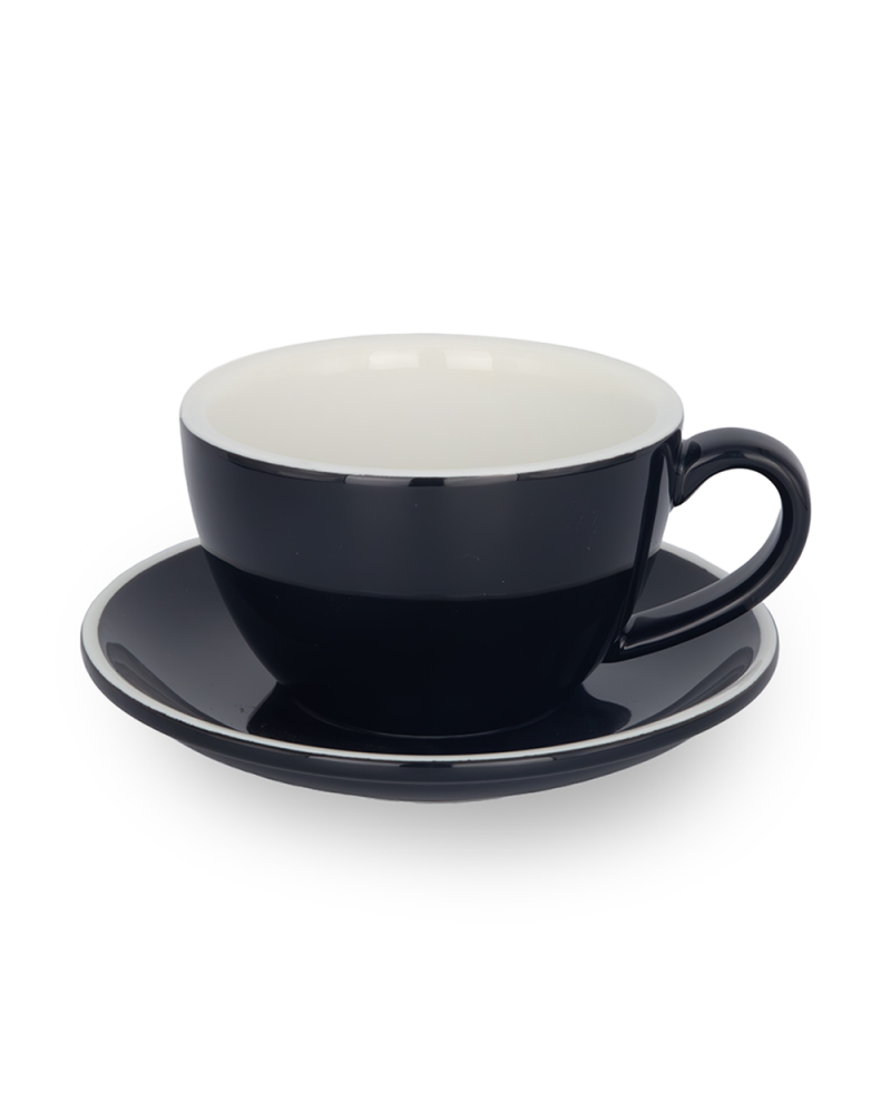 Epic Cup & Saucer Cappuccino 230ml Black| Official Epic Cups Spain ...