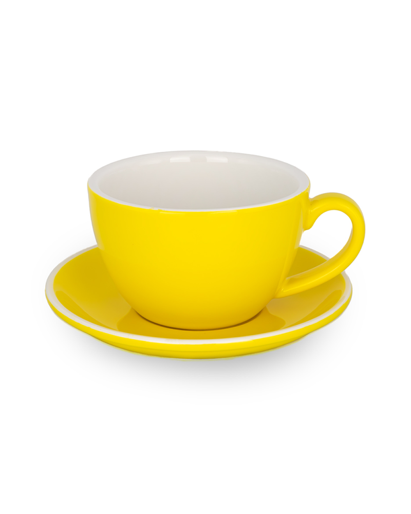 Epic Cup & Saucer Cappuccino 230ml Yellow| Official Epic Cups Spain ...
