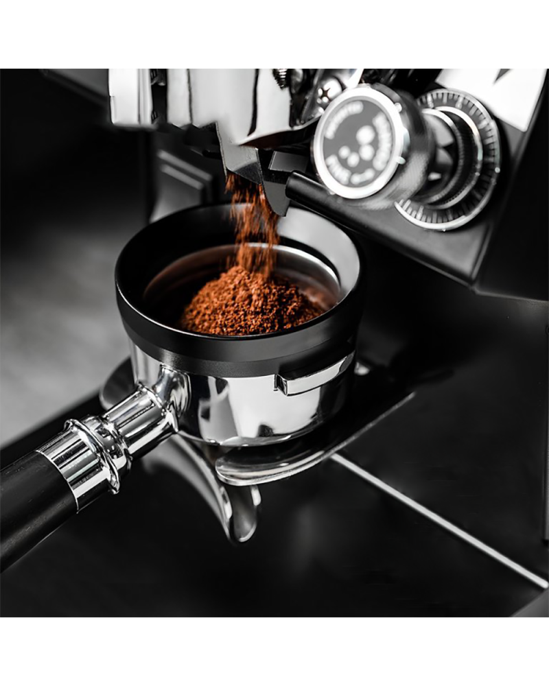 Studio Barista Aluminum Coffee Funnel with 8 Magnets – Black